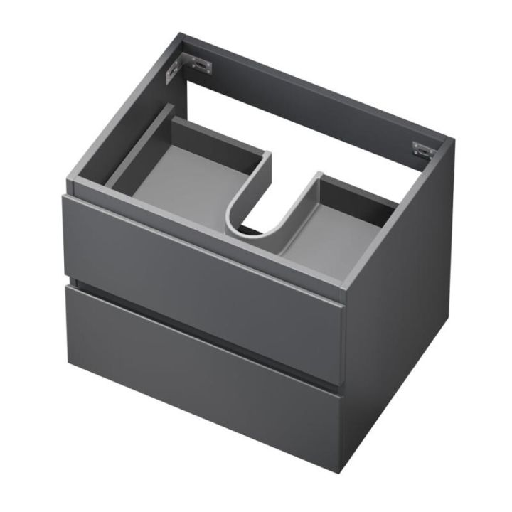 Baðinnrétting með handlaug grá 60 cm Camden Integr | BAUHAUS