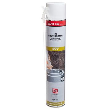 Frauð fyrir brunn PU Dana Lim 597 750ml gulbrúnt | BAUHAUS